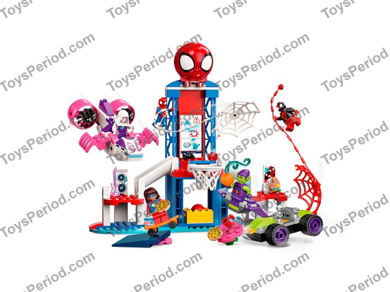 LEGO 10784 Spider-Man Webquarters Hangout Set Parts List