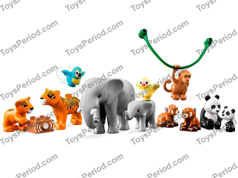 LEGO 10974 Wild Animals of Asia Set Parts List