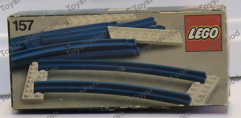 LEGO 157-1 Curved Track Set Parts List