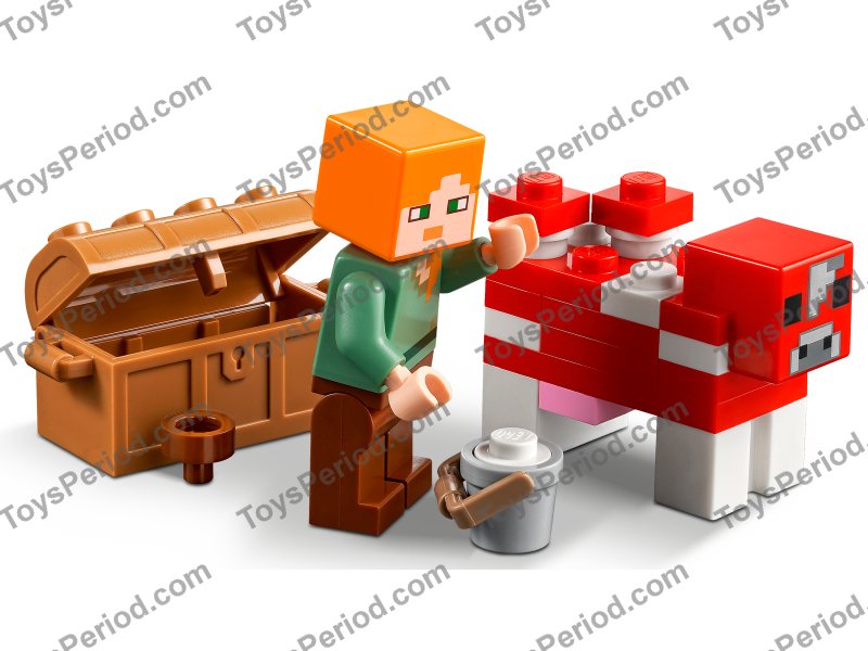 LEGO 21179 The Mushroom House Set Parts List