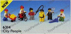 LEGO 6314 City People Instructions and Parts List
