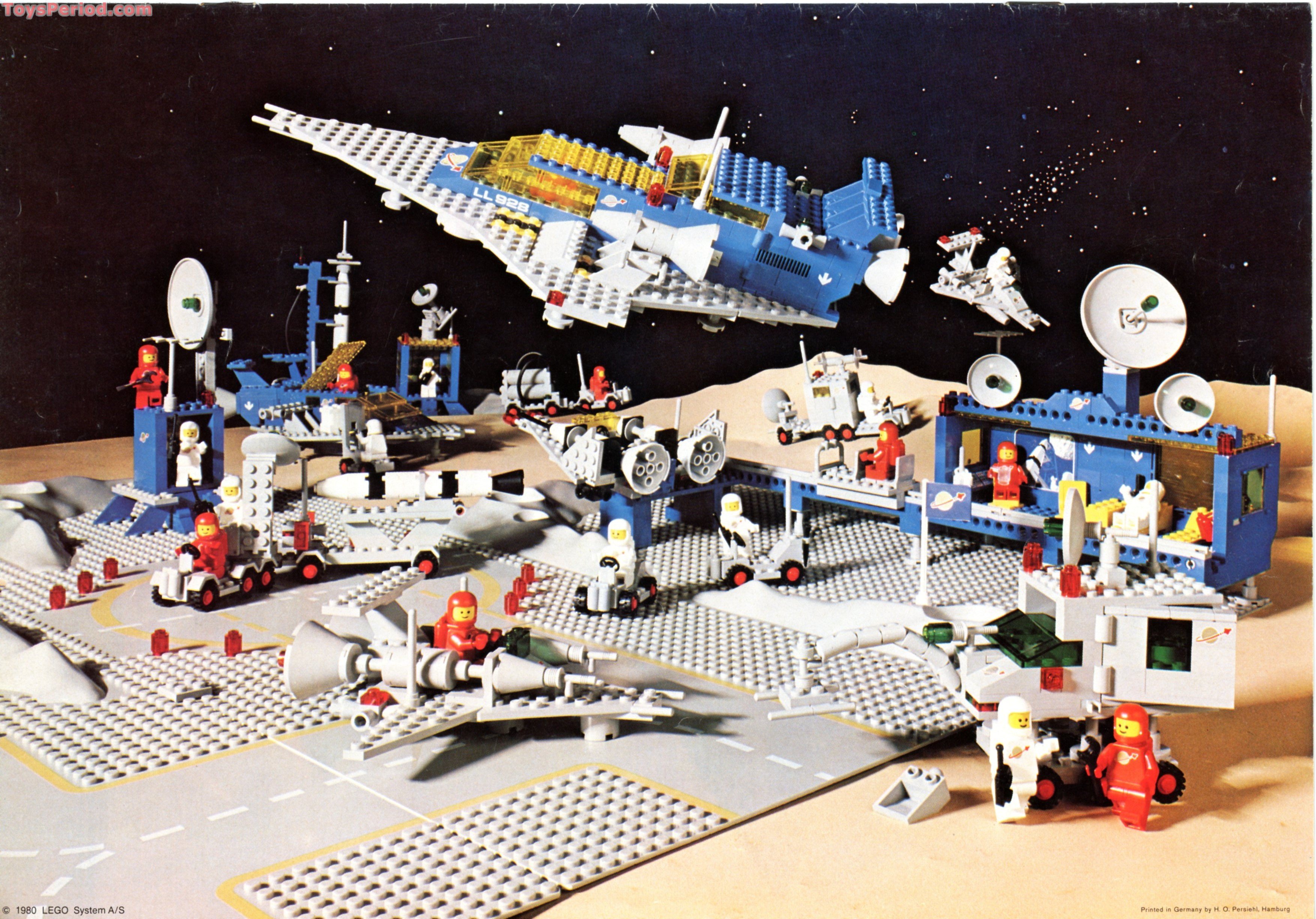 LEGO 6970 Beta-1 Command Base Instructions and Parts List