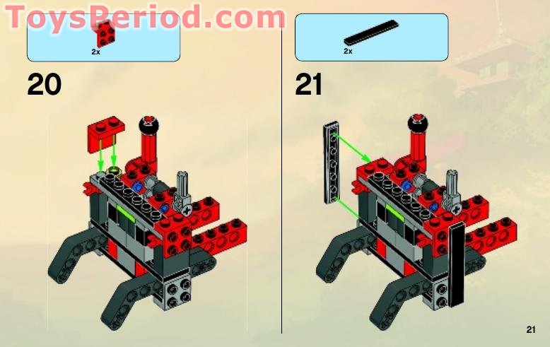 LEGO 70501 Warrior Bike Instructions and Parts List