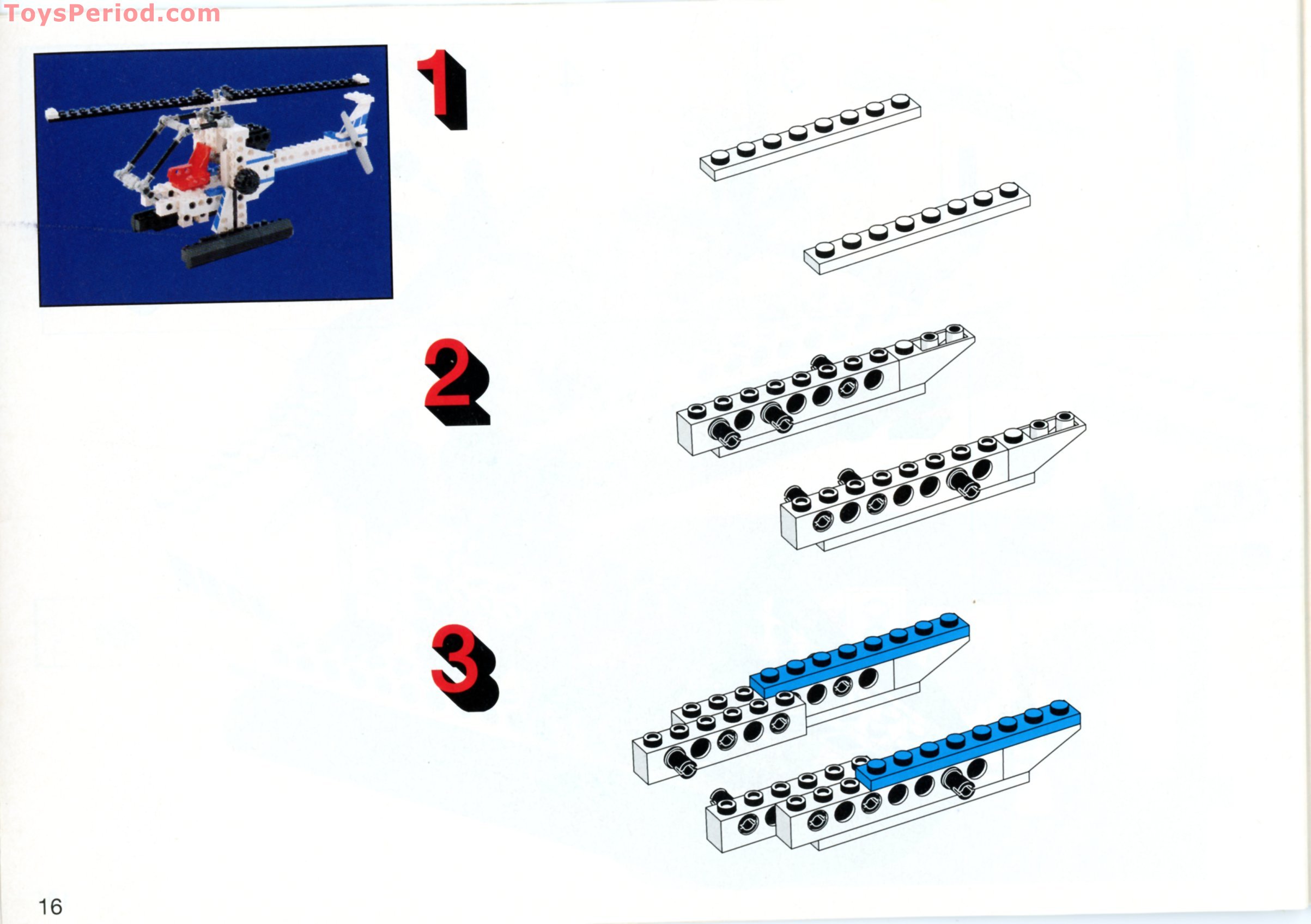 LEGO 8824 Hovercraft Instructions and Parts List