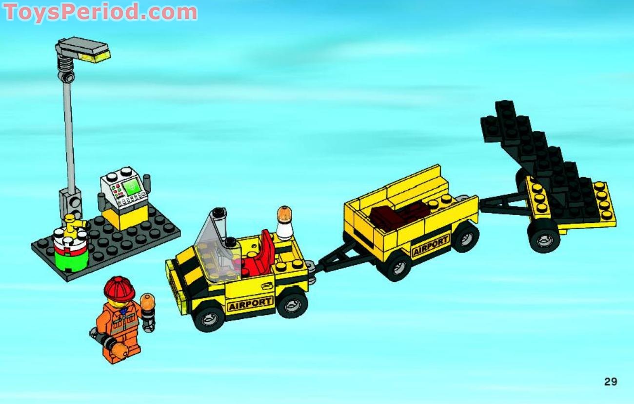 LEGO 3182 Airport Instructions and Parts List