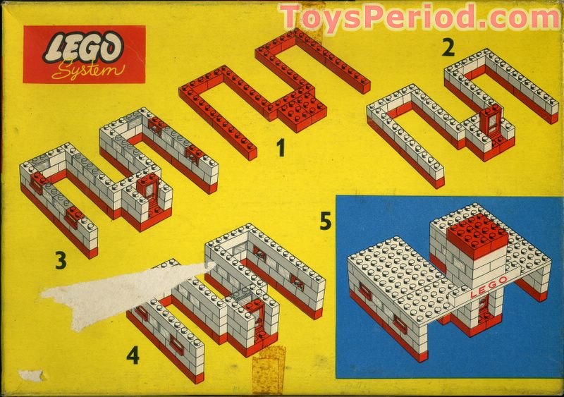 LEGO 308-3 Fire Station Instructions and Parts List