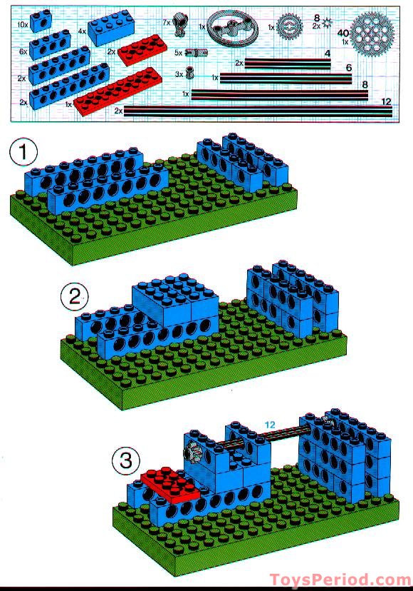 LEGO 1031 Building Instructions for Set 1030 Instructions and Parts List