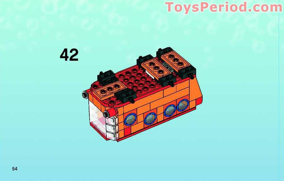 LEGO 3830 Bikini Bottom Express Instructions and Parts List