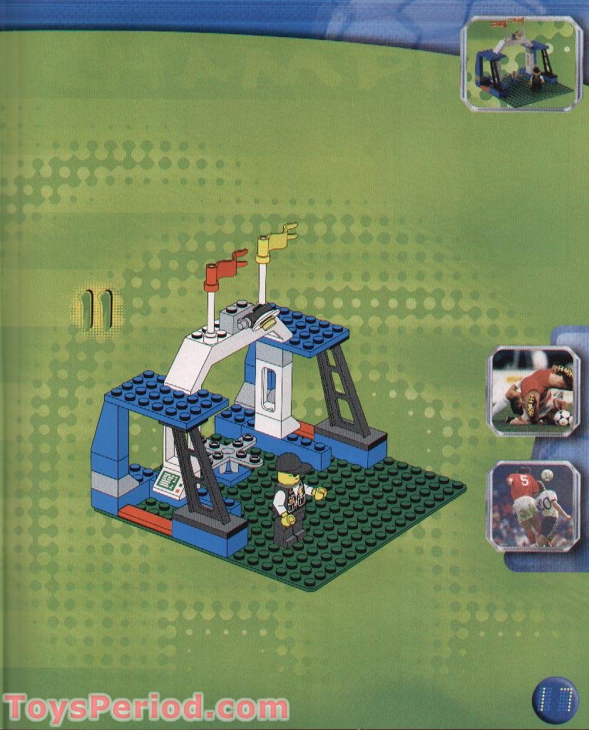 LEGO 3408 Super Sports Coverage Instructions and Parts List