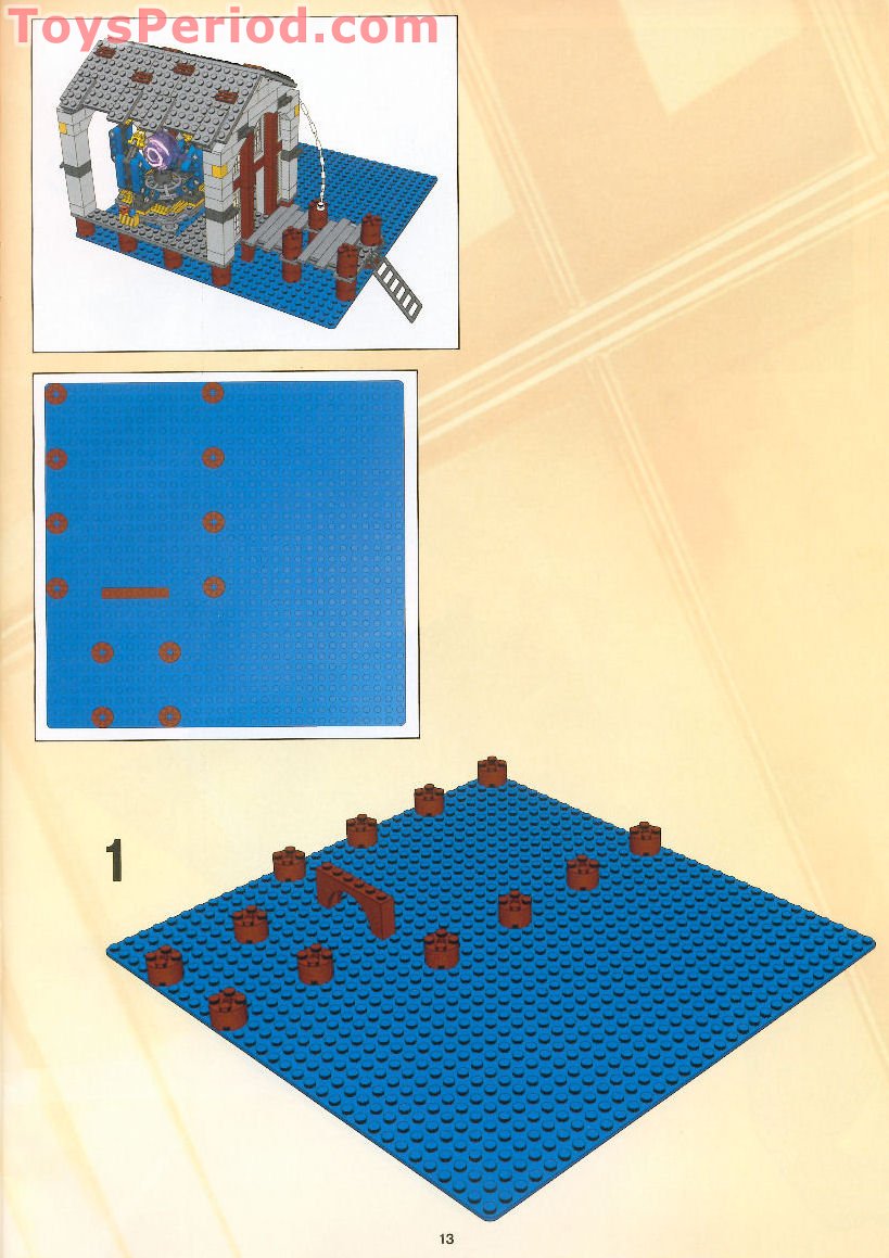 LEGO 4856 Doc Ock's Hideout Instructions and Parts List