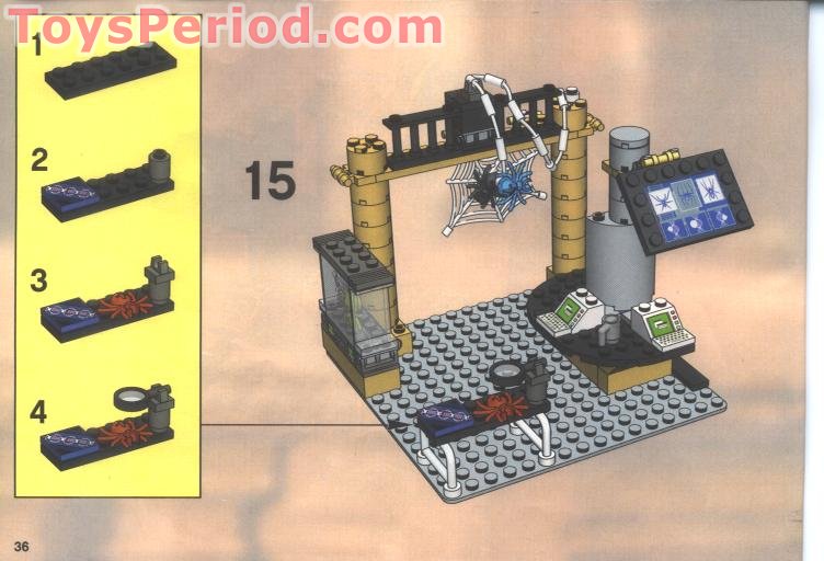 LEGO 4851 The Origins Instructions and Parts List