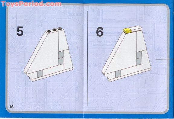 LEGO 4494 Mini Imperial Shuttle Instructions and Parts List