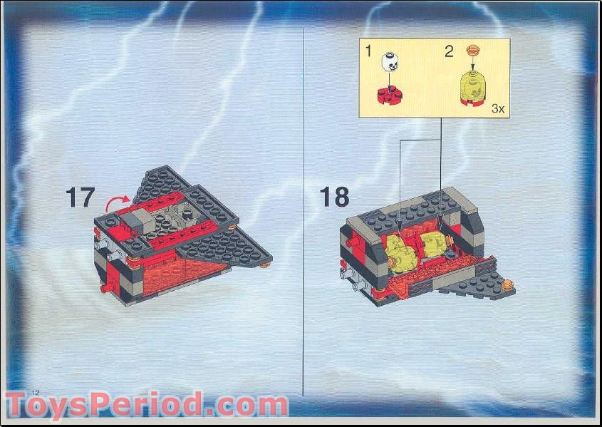 LEGO 6776 Ogel Control Center Instructions and Parts List