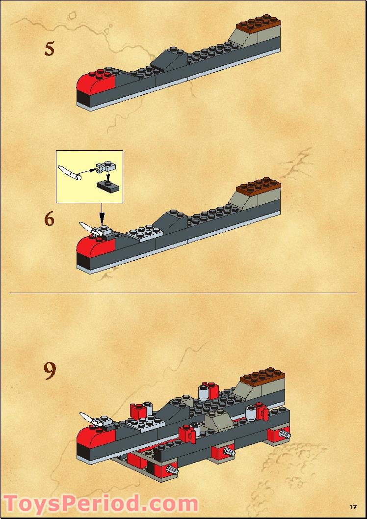 LEGO 6096 Bull's Attack Instructions and Parts List