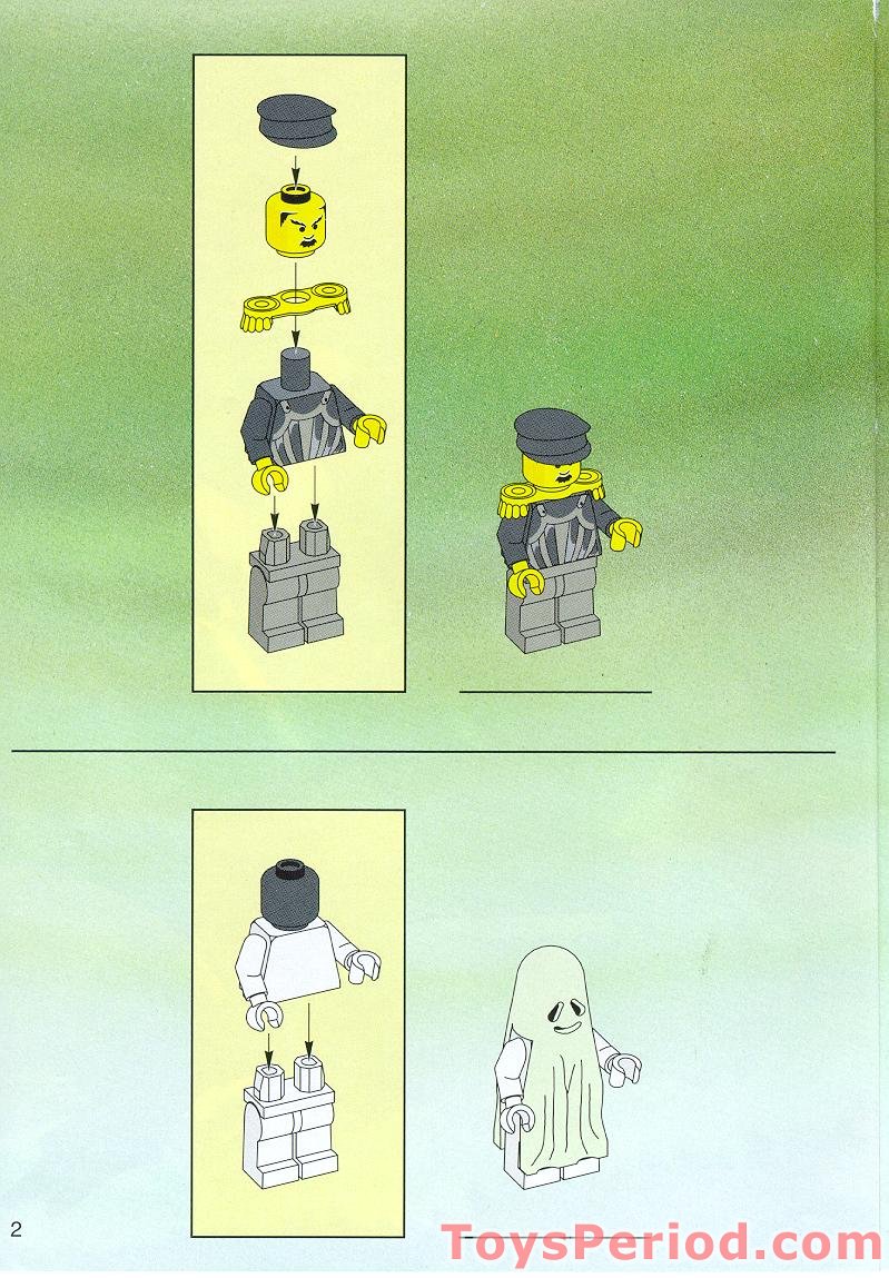 LEGO 6496 Whirling Time Warper Instructions and Parts List