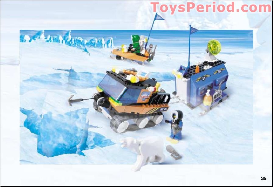 LEGO 6520 Mobile Outpost Instructions and Parts List