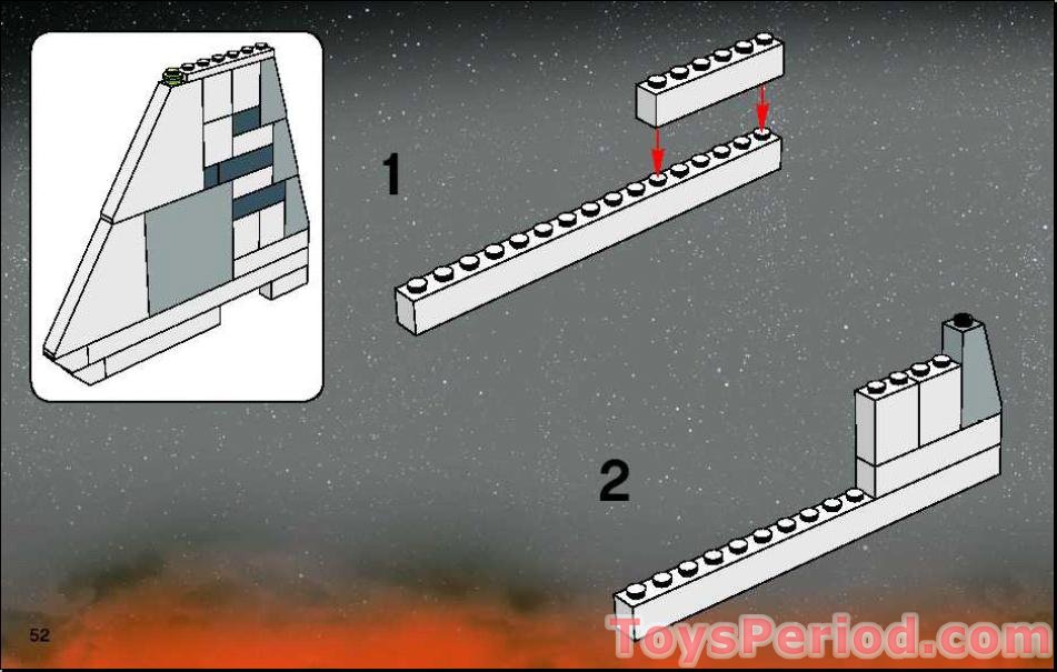 LEGO 7264 Imperial Inspection Instructions and Parts List