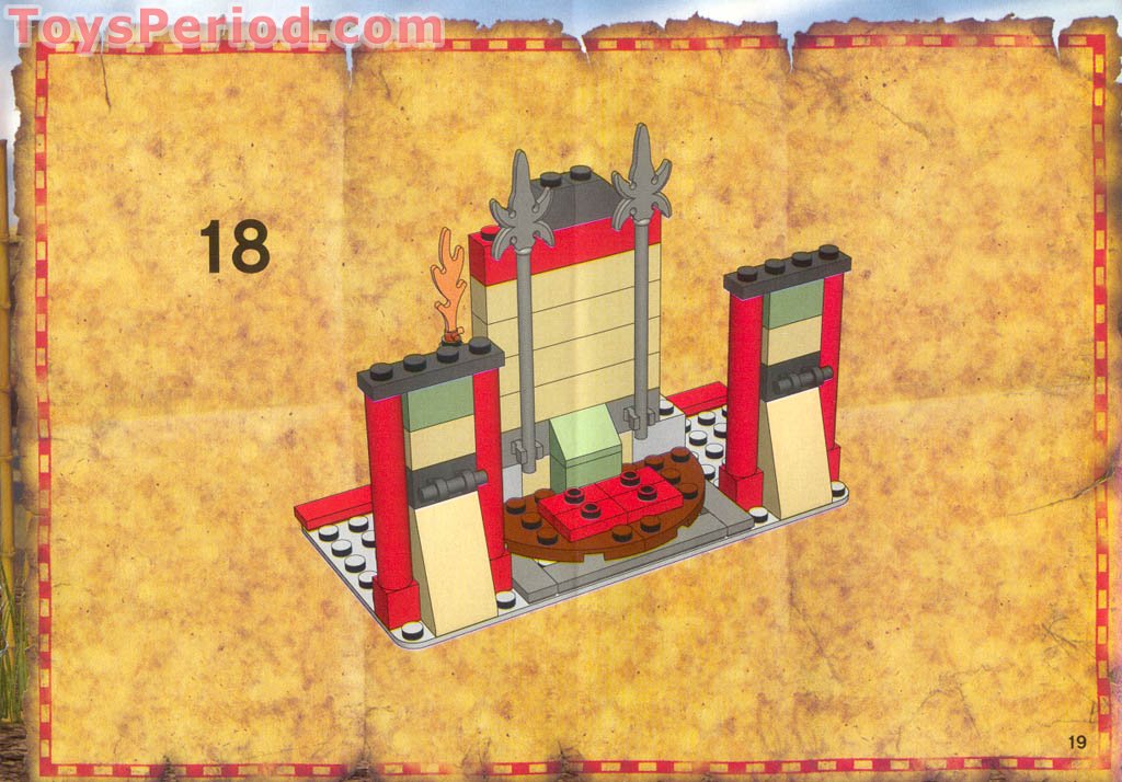 LEGO 7413 Passage of Jun-Chi Instructions and Parts List