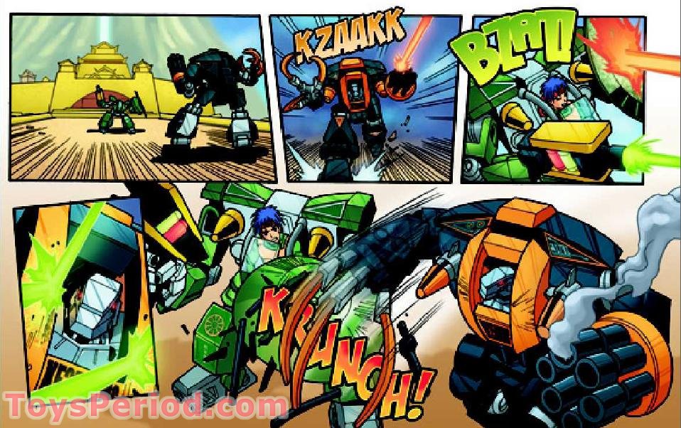 LEGO 8101 Claw Crusher Instructions and Parts List