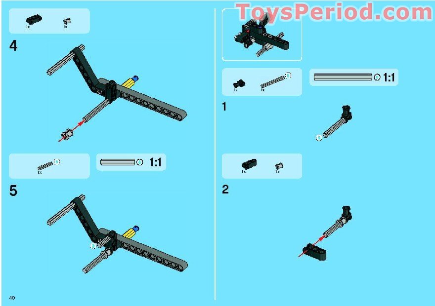 LEGO 8264 Hauler Instructions and Parts List