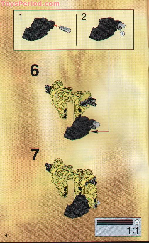 LEGO 8523 Blaster Slizer Instructions and Parts List