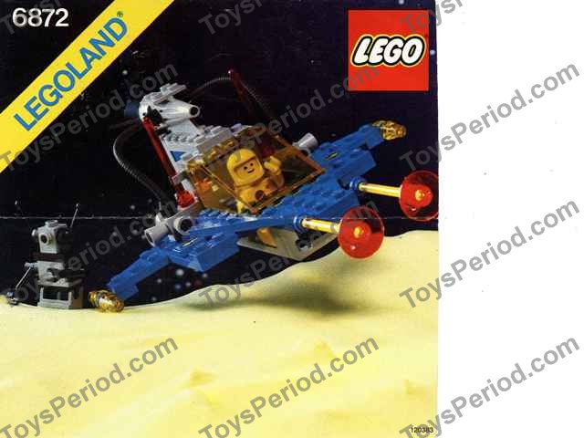 LEGO 6872 Lunar Patrol Craft Instructions and Parts List