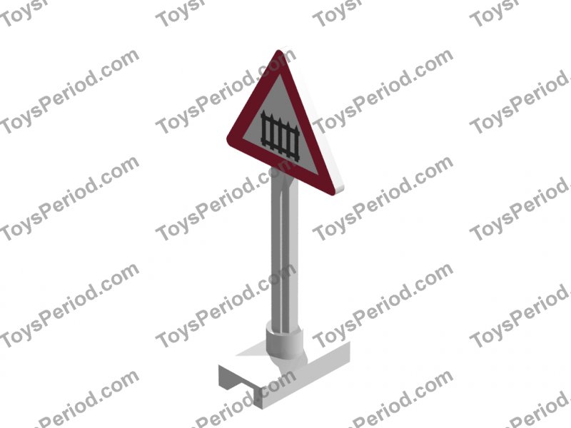 LEGO Sets with Part 649p01 Roadsign Triangle with Level Crossing ...