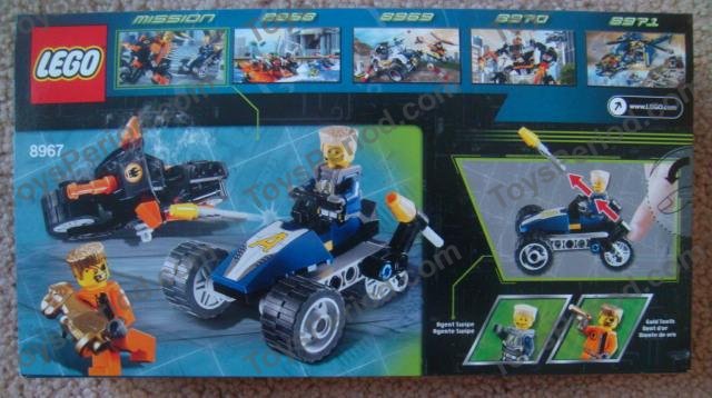 LEGO 8967 Gold Tooth's Getaway Set Parts List