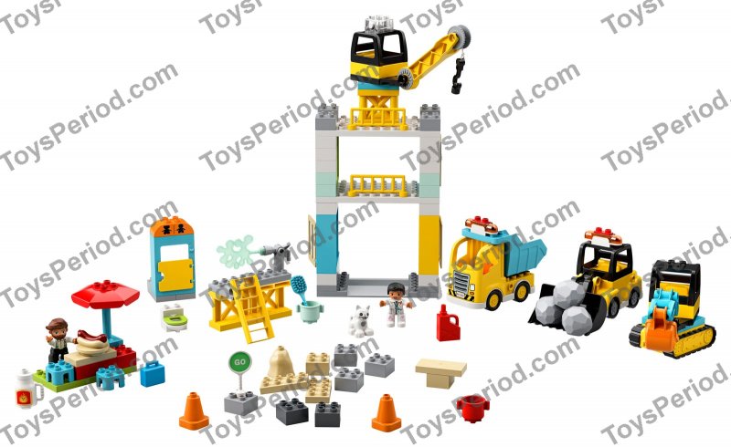 LEGO 10933 Tower Crane & Construction Set Parts List