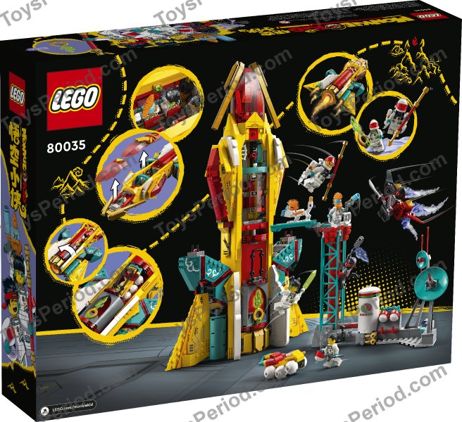 LEGO 80035 Monkie Kid's Galactic Explorer Set Parts List