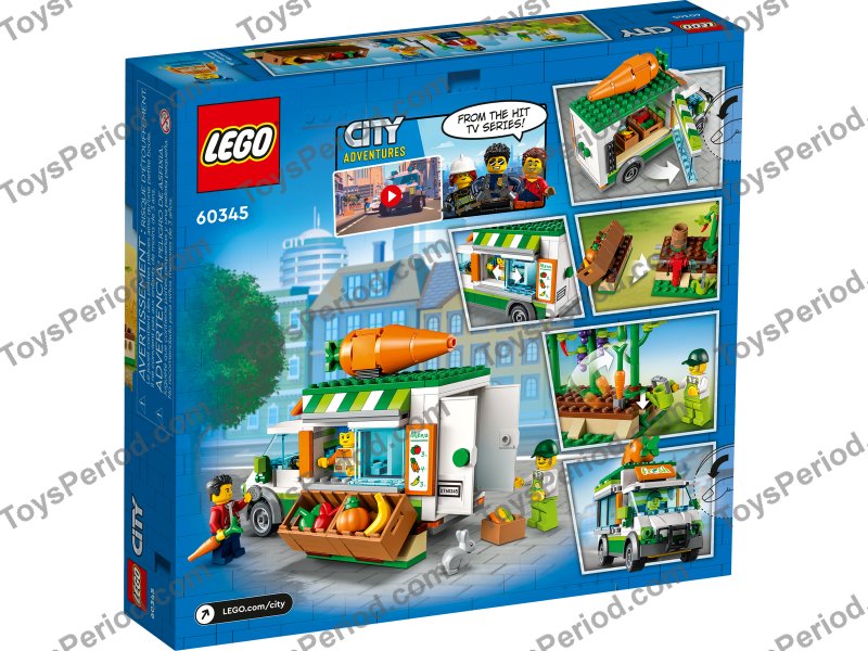 LEGO 60345 Farmers Market Van Set Parts List