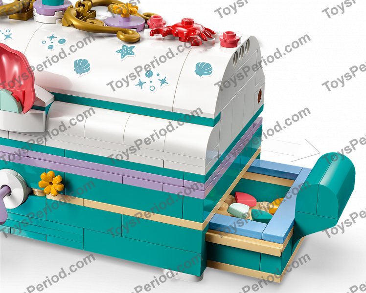 LEGO 43229 Ariel's Treasure Chest Set Parts List