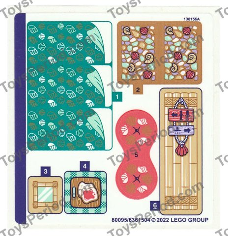 LEGO Sets with Part 41700stk01 Sticker Sheet for Set 41700 - (80095/ ...