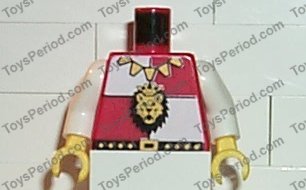 LEGO Sets with Part 973p4ec01 Minifig Torso Castle Royal Knights Lion ...