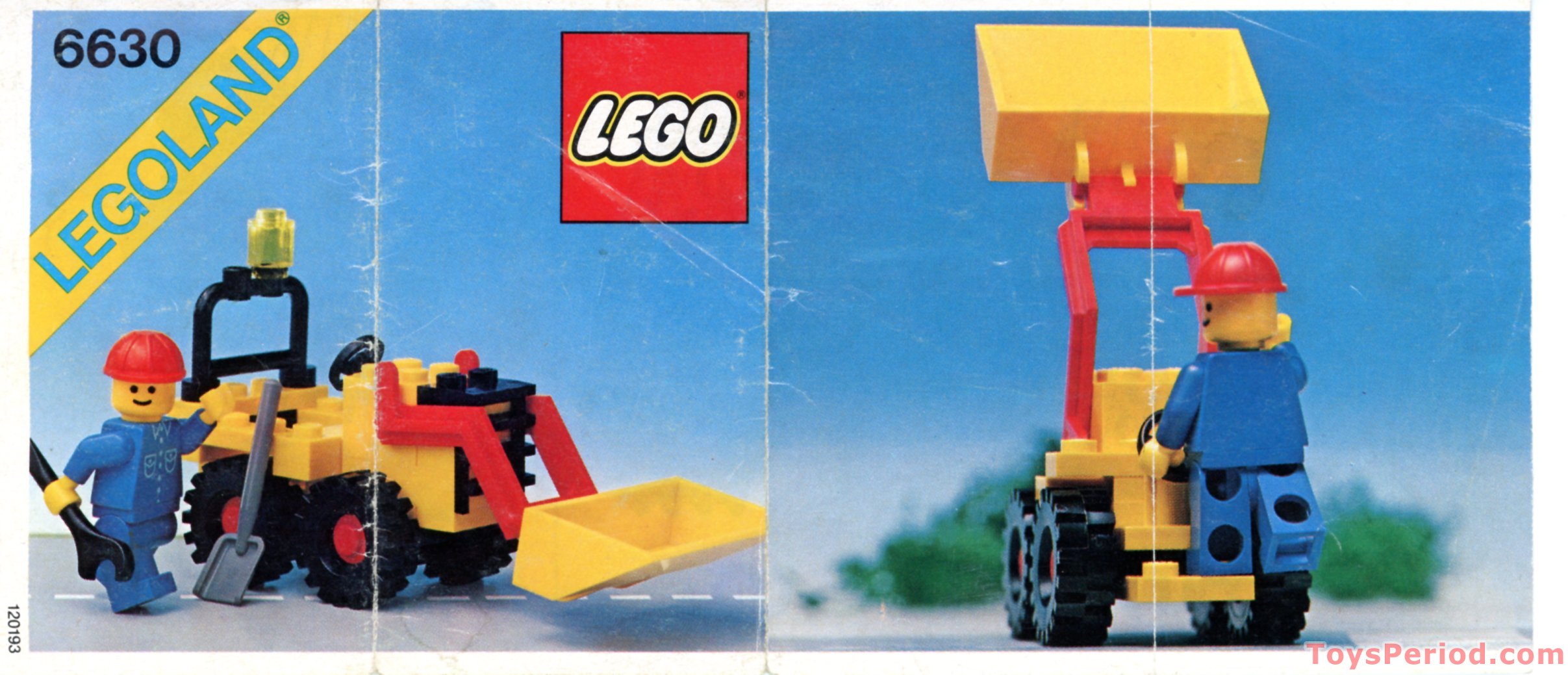 LEGO 6630 Bucket Loader Instructions and Parts List