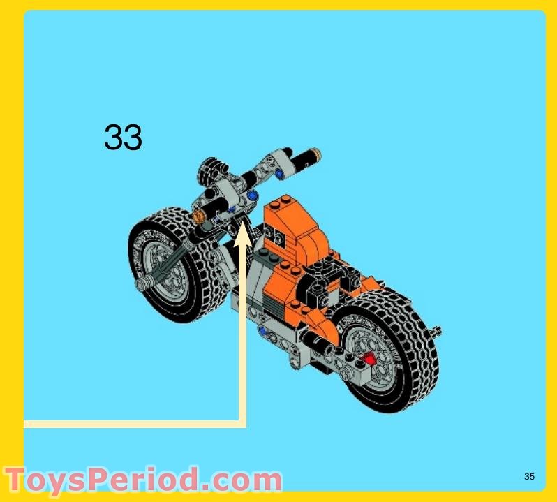 LEGO 7291 Street Rebel Instructions and Parts List
