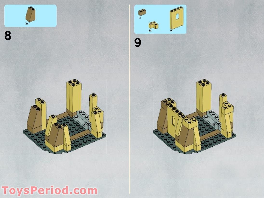LEGO 9516 Jabba's Palace Instructions and Parts List