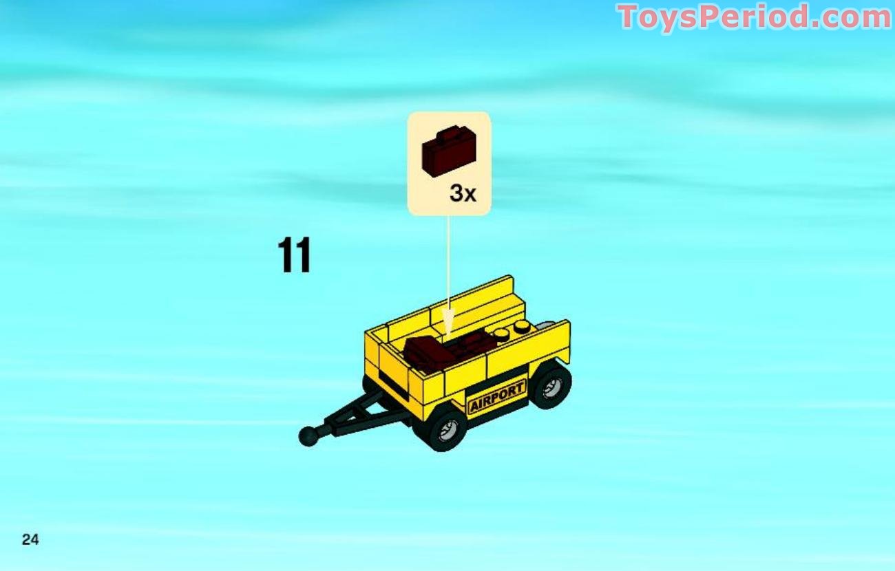 LEGO 3182 Airport Instructions and Parts List