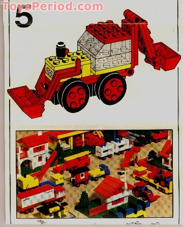 LEGO 642-2 Double Excavator Instructions and Parts List