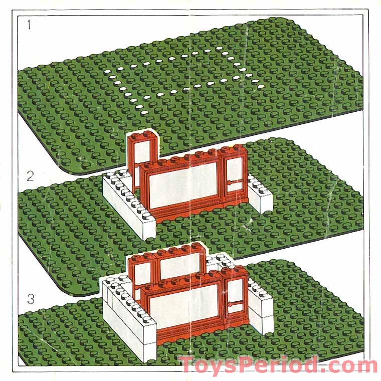 LEGO 344-1 Bungalow Instructions and Parts List