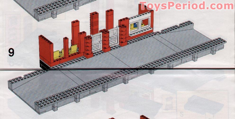 LEGO 2150 Train Station Instructions and Parts List