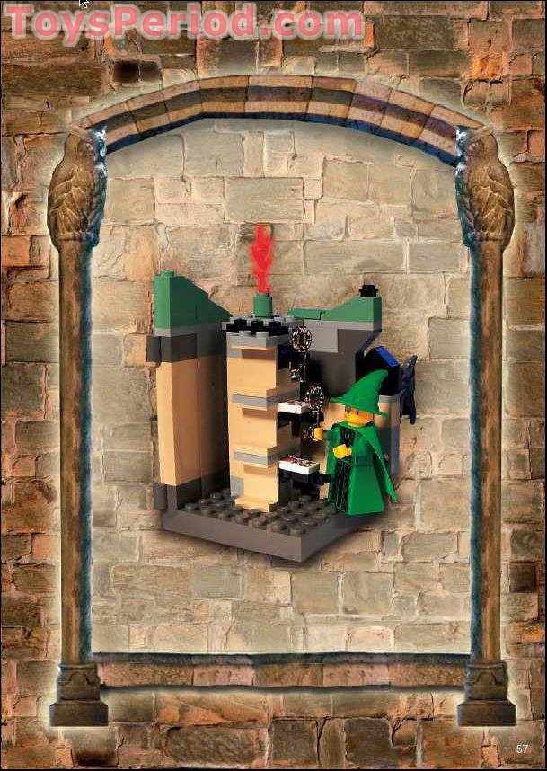 LEGO 4729 Dumbledore's Office Instructions and Parts List