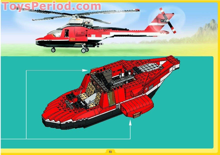 LEGO 4403 Air Blazers Instructions and Parts List