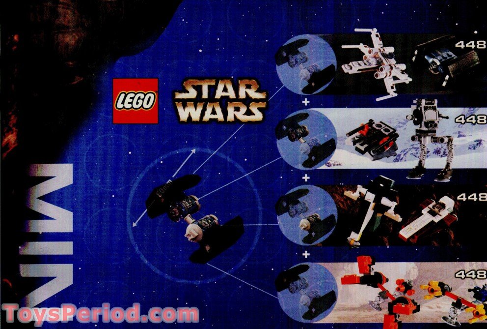 LEGO 4477 T-16 Skyhopper Instructions and Parts List