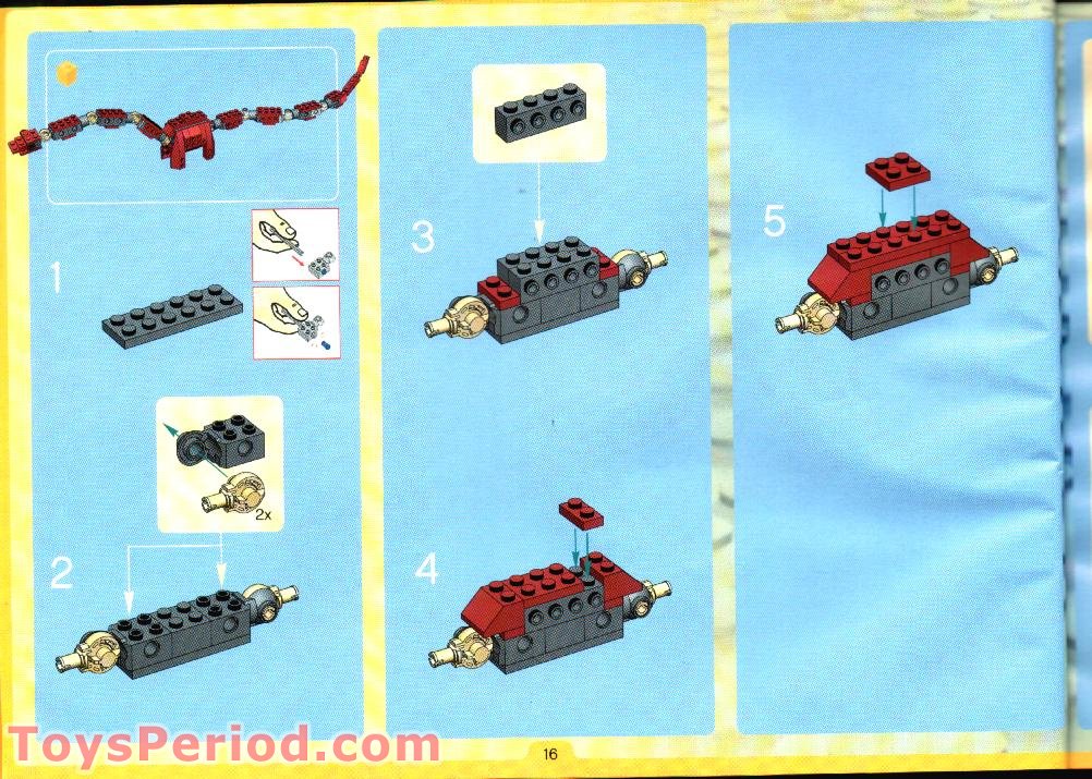 LEGO 4507 Prehistoric Creatures Instructions and Parts List