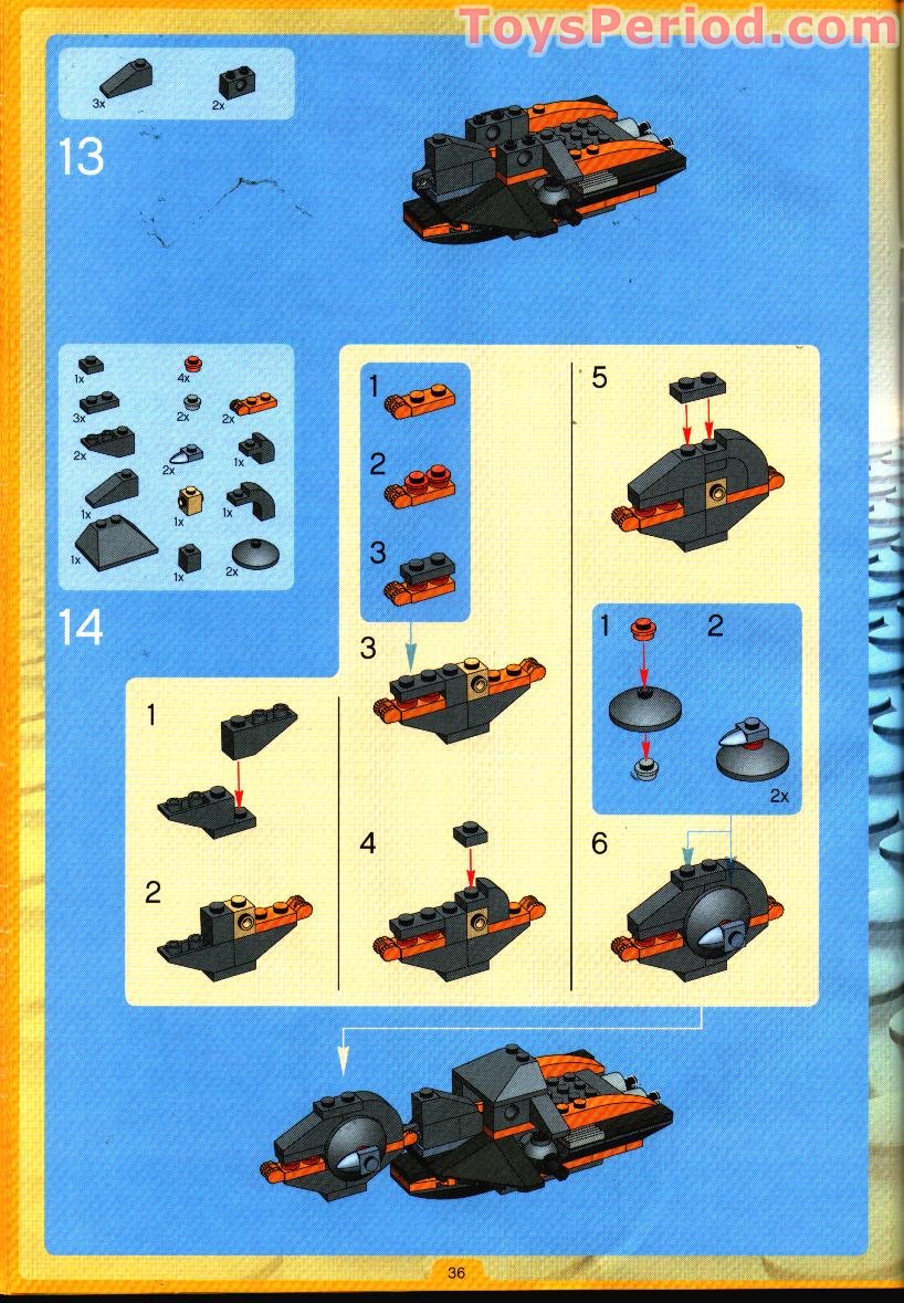 LEGO 4508 Titan Xp Instructions and Parts List