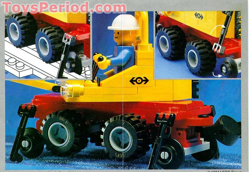 LEGO 4525 Road and Rail Repair Instructions and Parts List