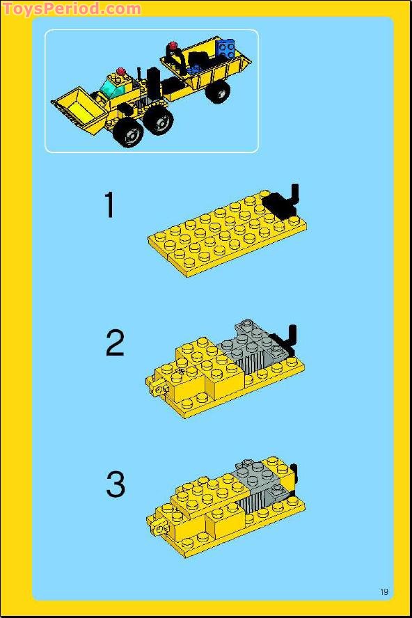 LEGO 5483 Ready, Steady, Build and Race Instructions and Parts List