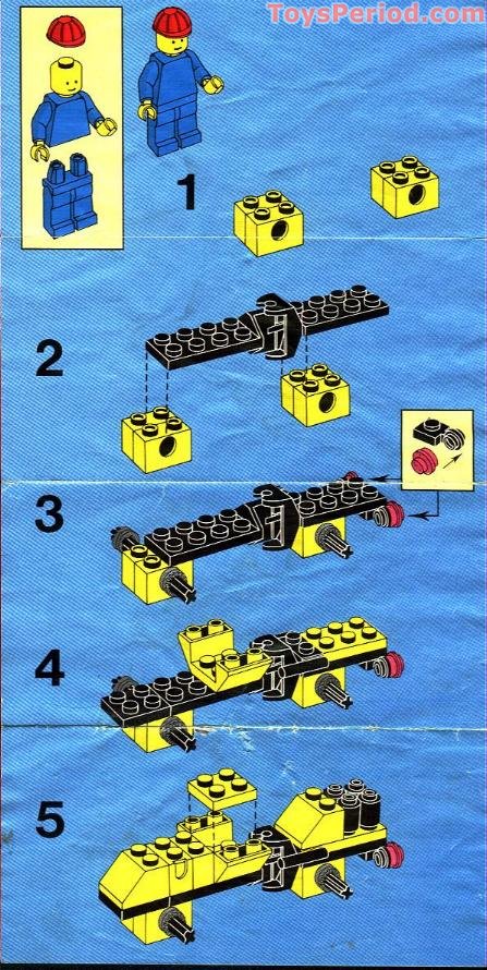 LEGO 6658 Bulldozer Instructions and Parts List