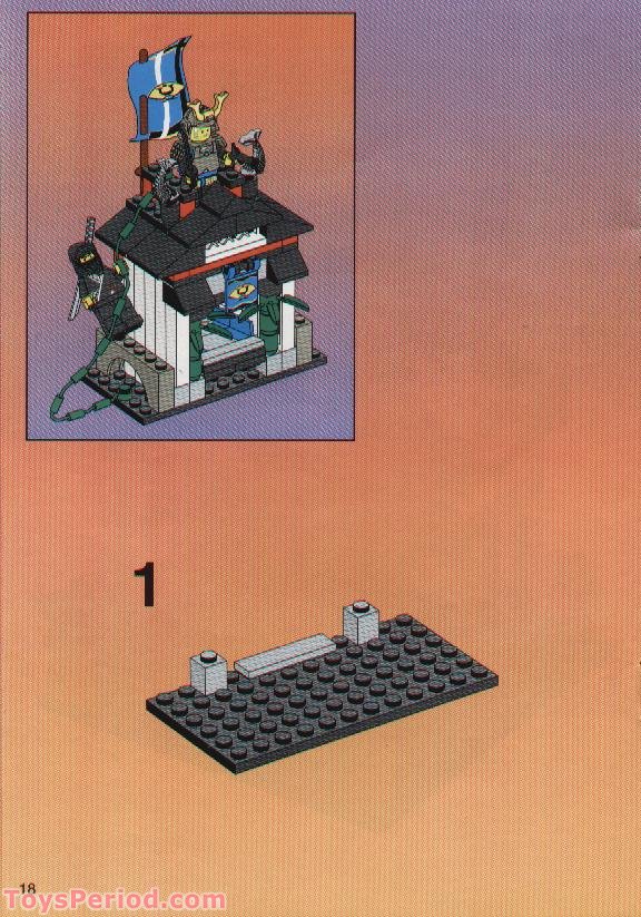 LEGO 6083-2 Samurai Stronghold Instructions and Parts List
